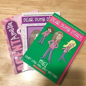 Other | Dear Dumb Diary And Agent Amelia Book Bundle | Poshmark